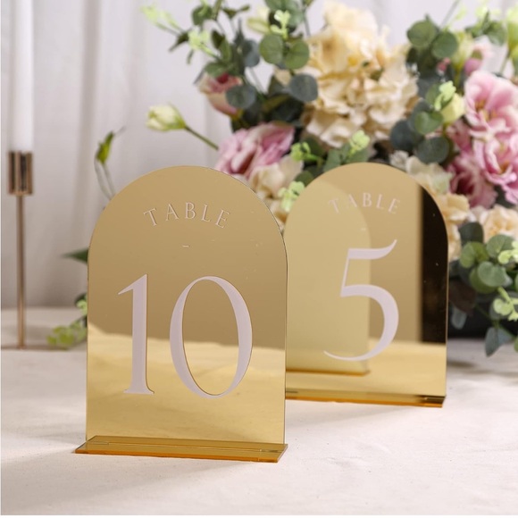Other | Golf Mirror Arch Table Numbers | Poshmark